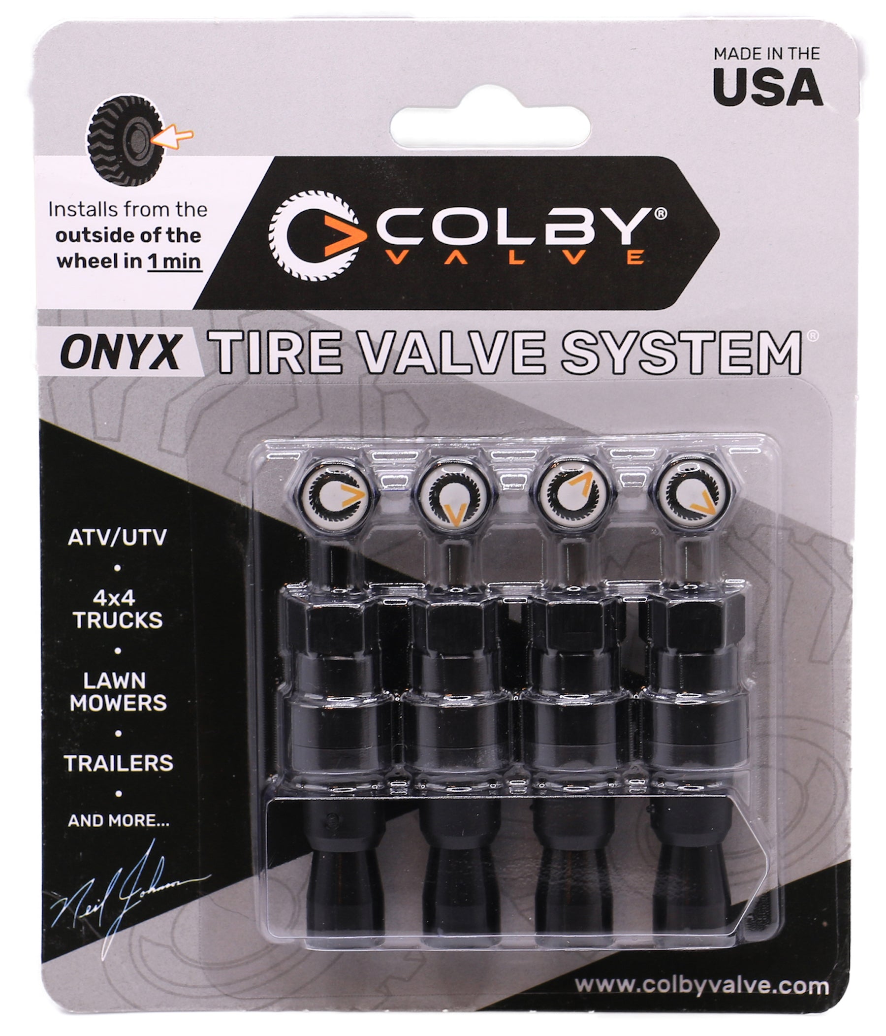 Onyx Tire Valves – Colby Valve Wholesale